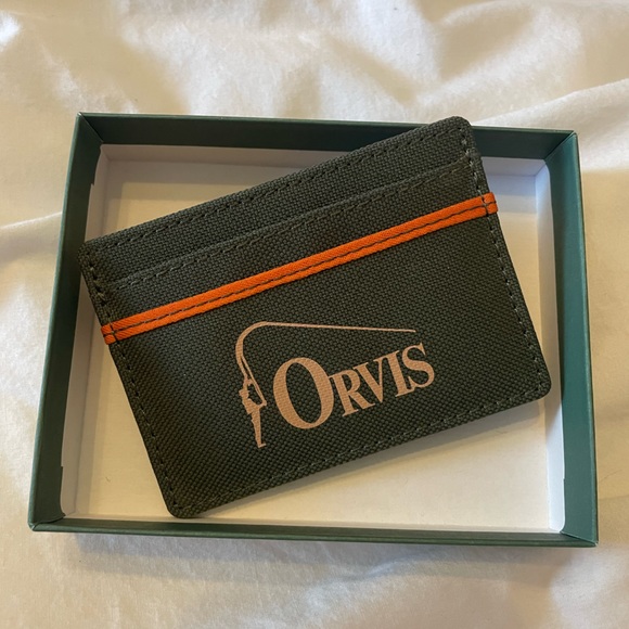 Orvis | Accessories | Orvis Recycled Bent Rod Card Carrier Wallet Nwt ...